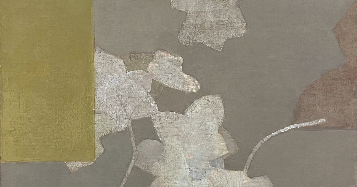 Kenzo Okada, Leaves - The Bruce Museum